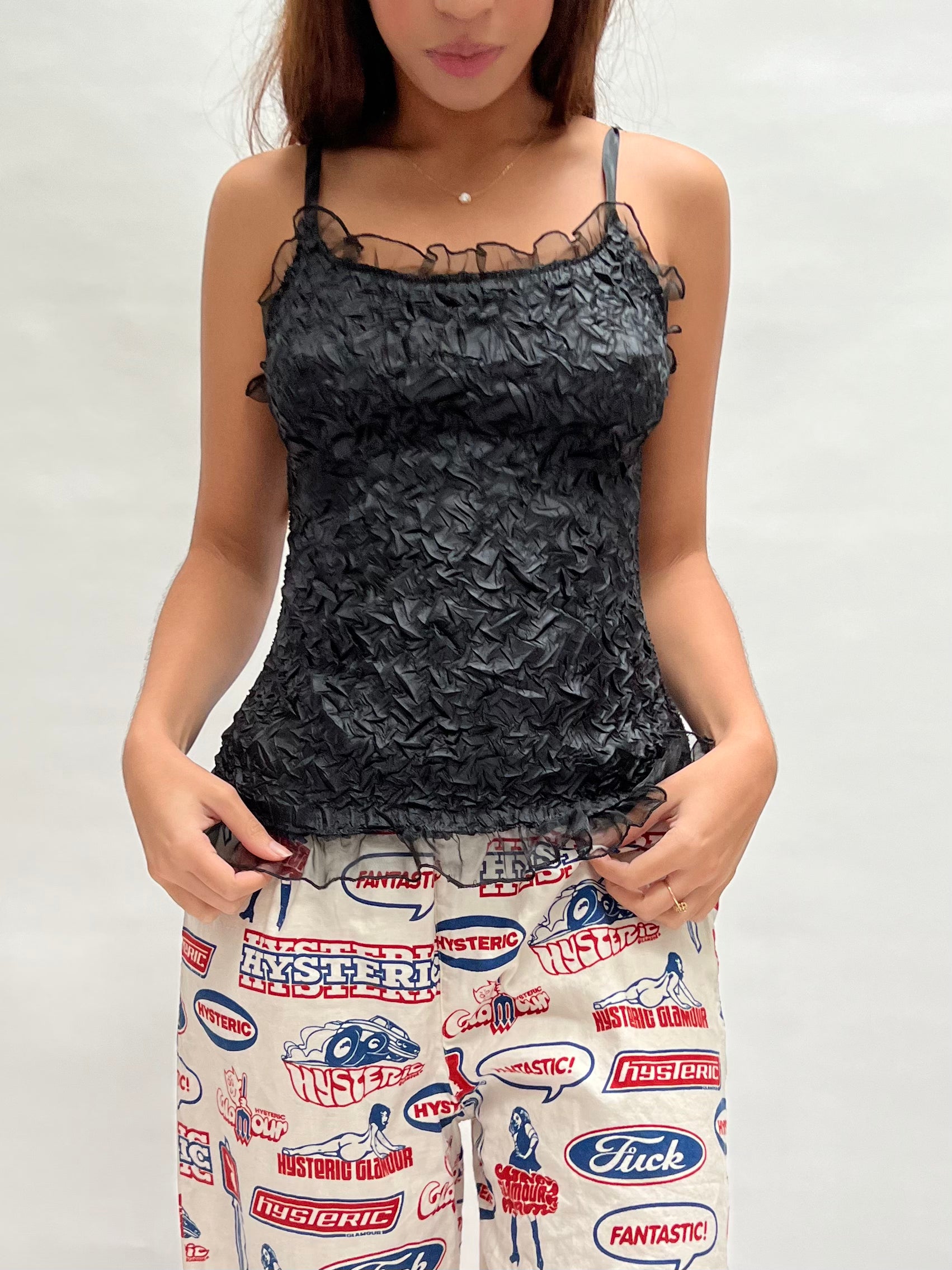 popcorn frilly tank – Litttlesister