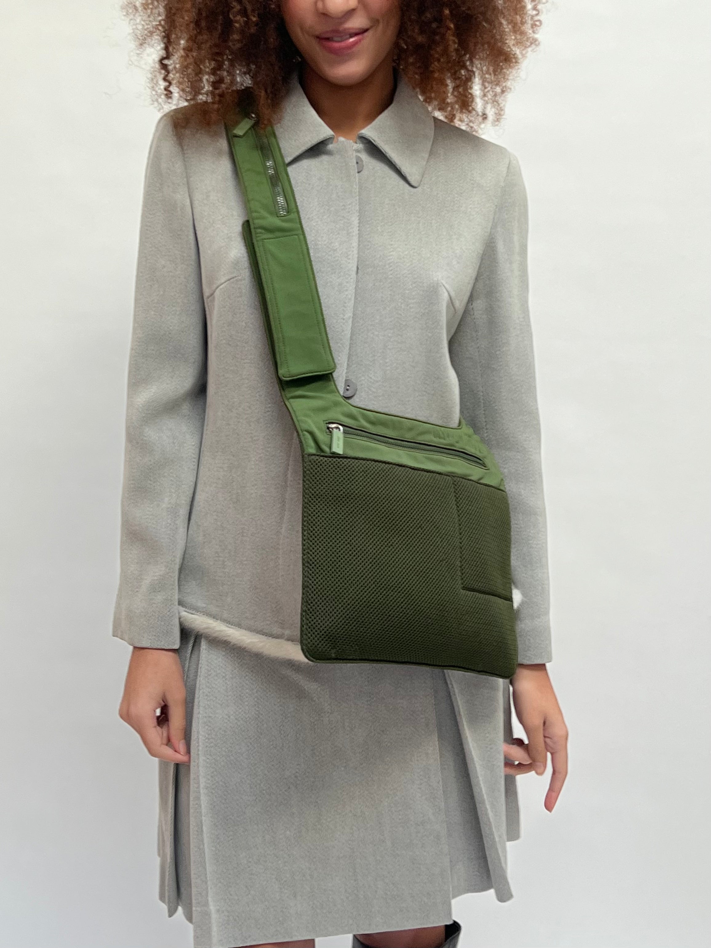 Miu Miu 1999 mesh neoprene sling bag – Litttlesister